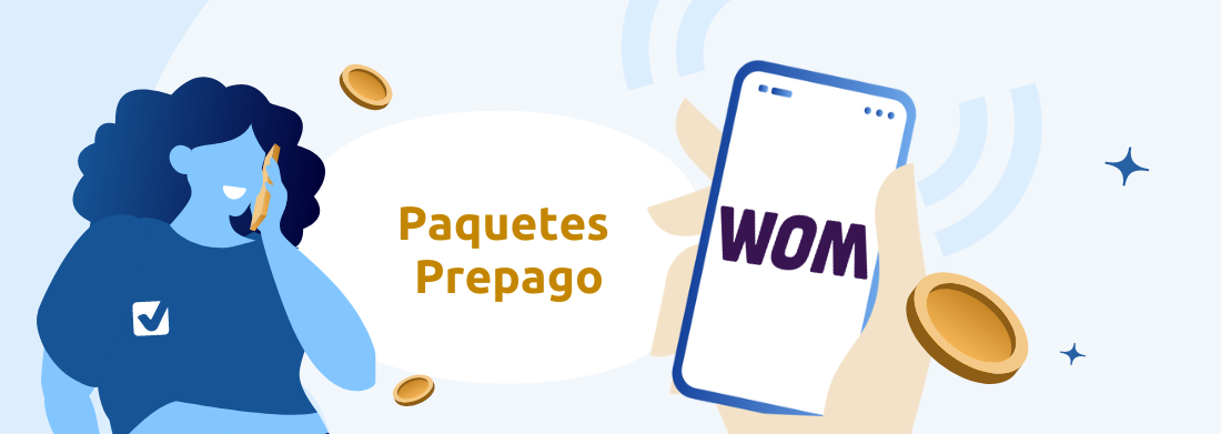 Compra y activa paquetes en WOM